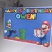 Super Mario Brothers Themed Birthday Card- 3D Birthday Cards- Custom ...