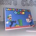 Super Mario Brothers Themed Birthday Card- 3D Birthday Cards- Custom ...