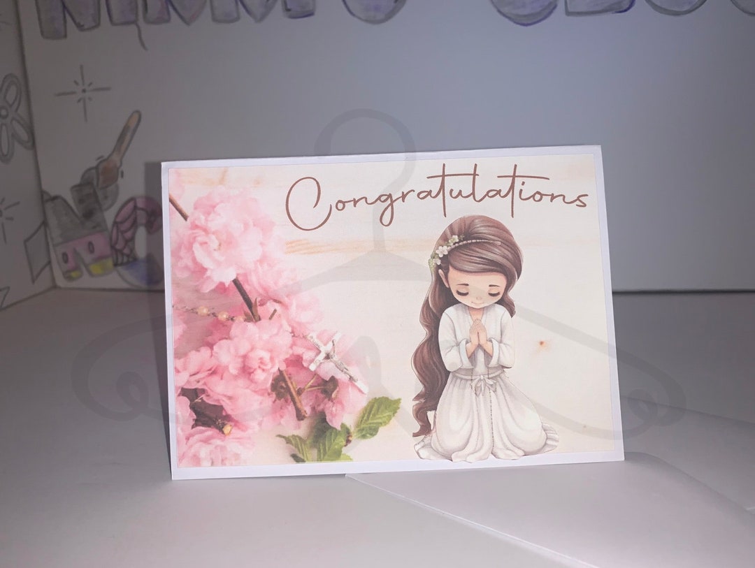 Holy Confirmation Card- Confirmation Congratulations 3D Cards- Custom ...
