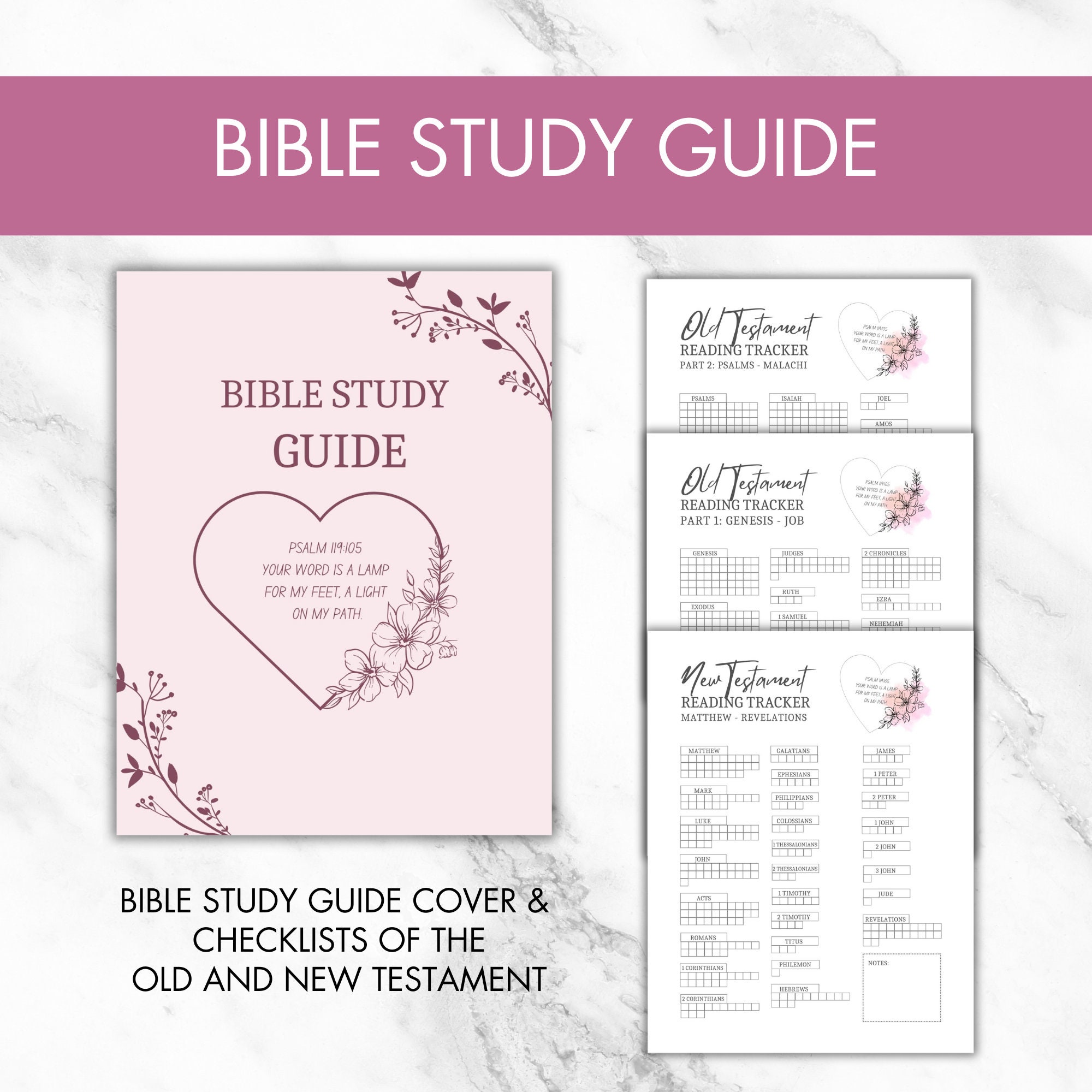 Bible Study Guide I Printable - Etsy