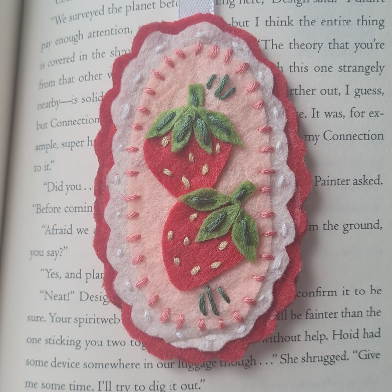 Felt Bookmark - Etsy