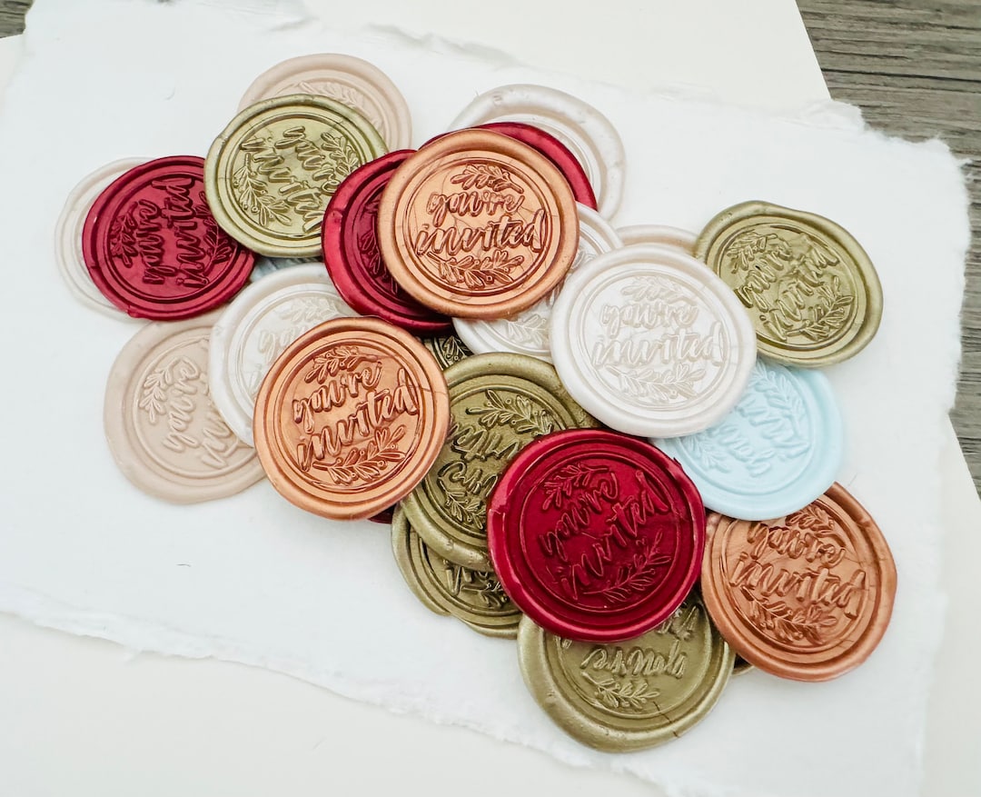 You're Invited Self Adhesive Wax Seals, Self Adhesive Wax Seals, Wax ...