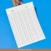 Color Swatch Chart Blank Color Chart Printable Color Swatch Template ...