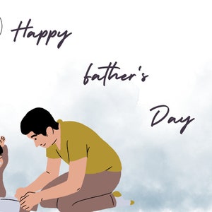 Happy Father's Day Father's Day Card Best Dad Printable Card Instant ...