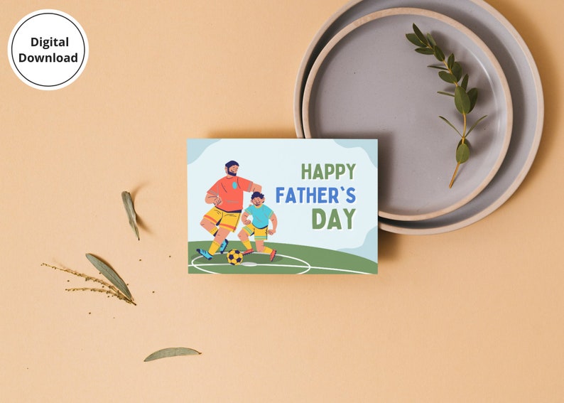 Happy Father's Day Father's Day Card Best Dad Printable Card Instant ...