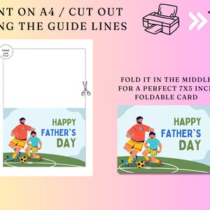Happy Father's Day Father's Day Card Best Dad Printable Card Instant ...