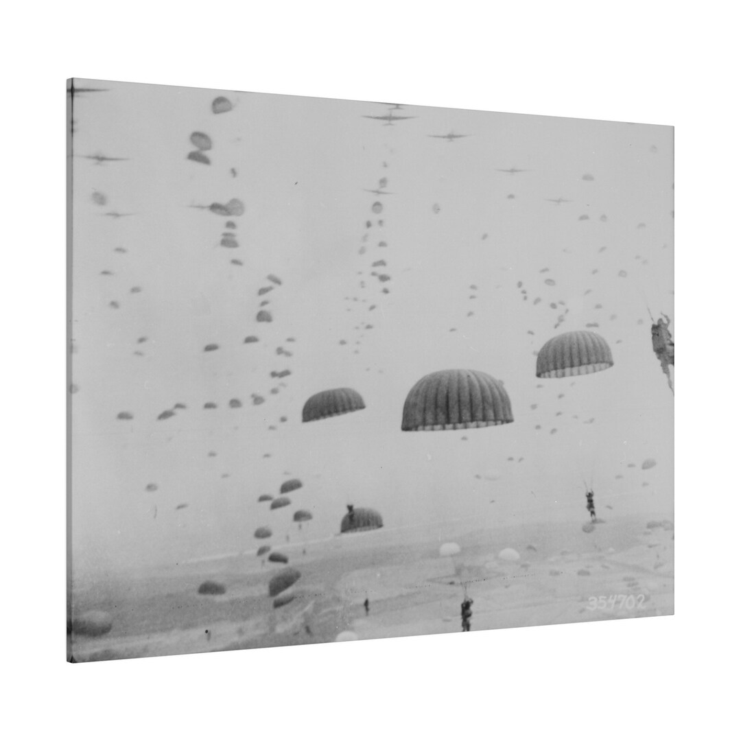 WWII Art Print, WW2 Wall Art, World War 2 Print, WW2 Canvas of the ...