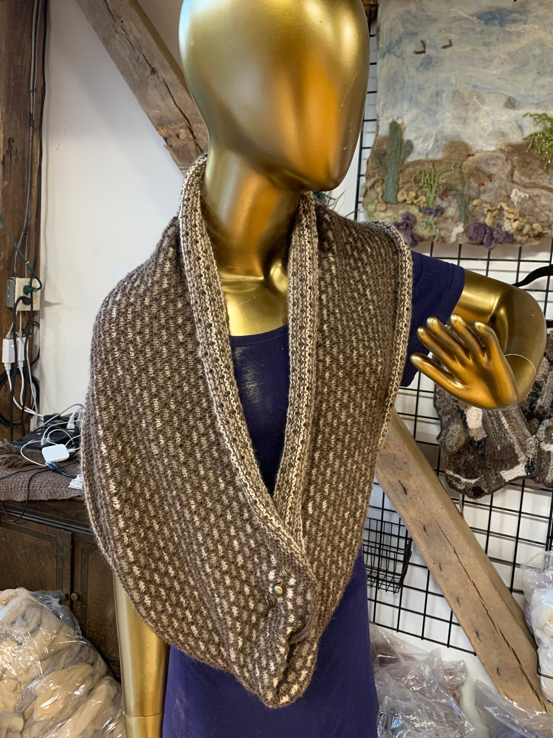 Slip Stitch Cowl Reversible Pattern - Etsy