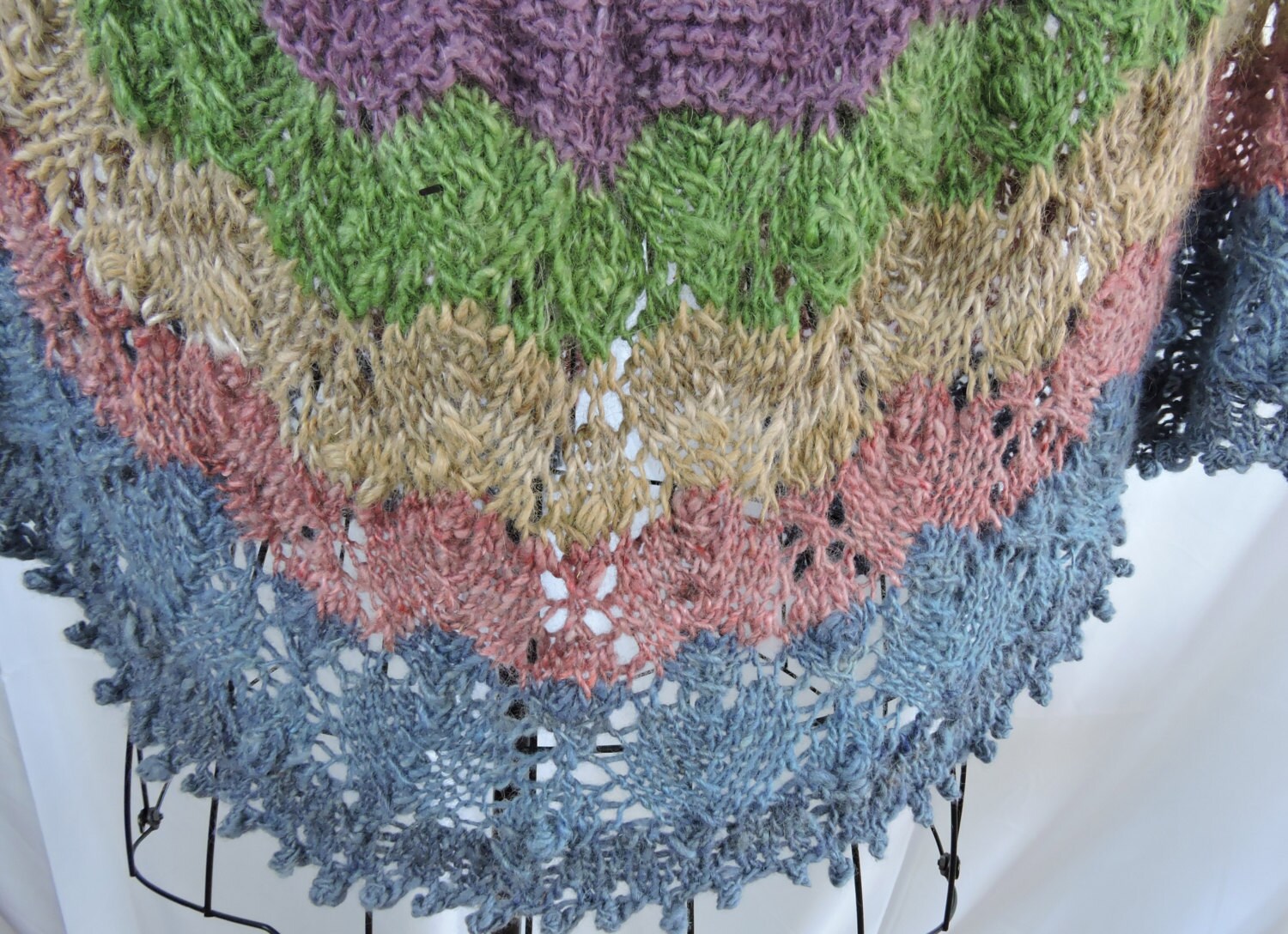 Dusty Gradient Yarn Shawl Pattern One Size Fits All - Etsy