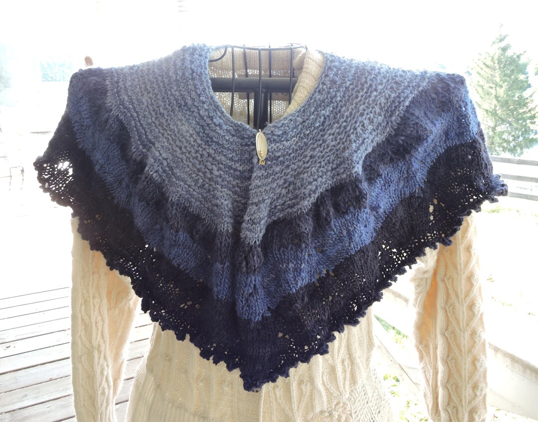Nadia's Gradient Yarn Shawl Pattern* One Size Fits All - Etsy