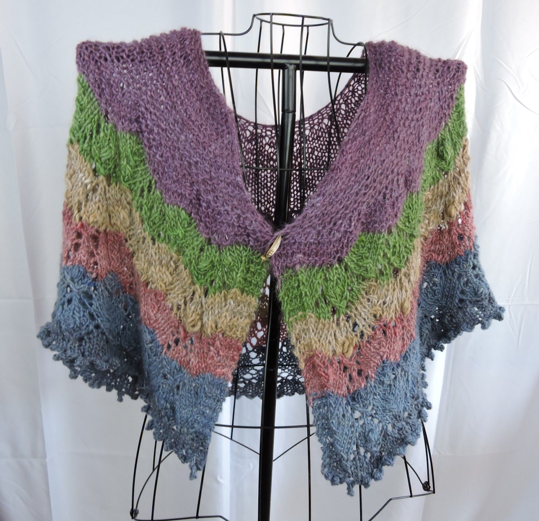 Dusty Gradient Yarn Shawl Pattern One Size Fits All - Etsy