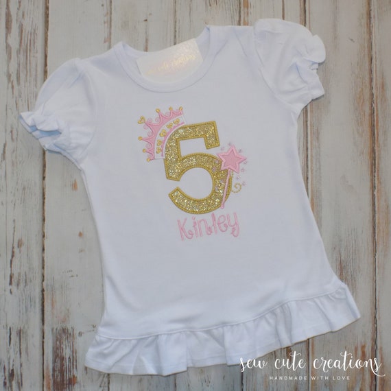 Princess Birthday Shirt Princess Party Outfit 1st 2nd 3rd | Etsy