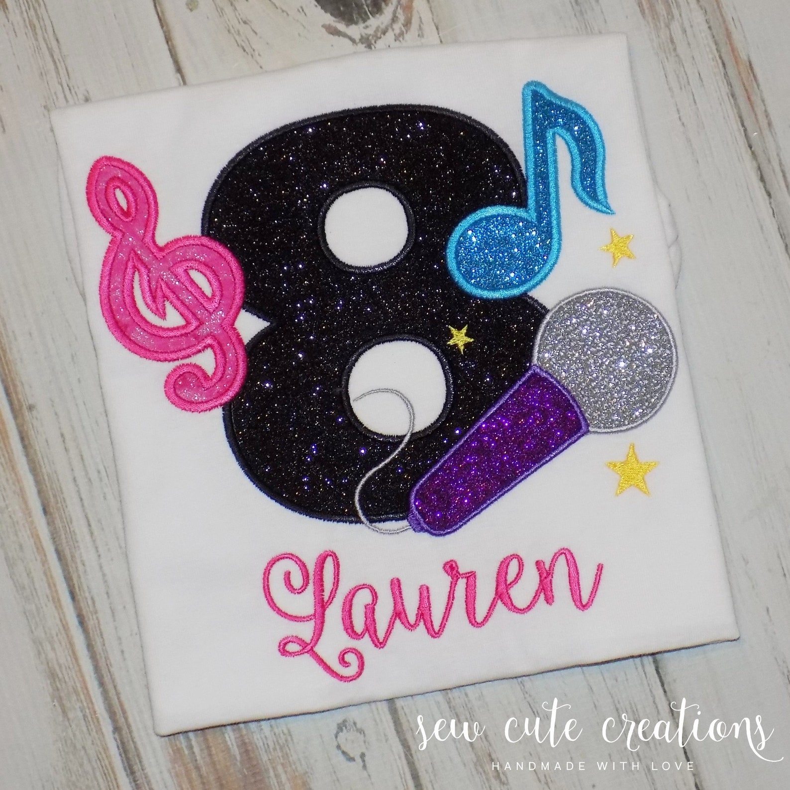 Music Birthday Shirt Rock Star Party Outfit Singing - Etsy