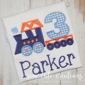Train Birthday Shirt Boy Girl, Train Party Outfit, Conductor Outfit ...