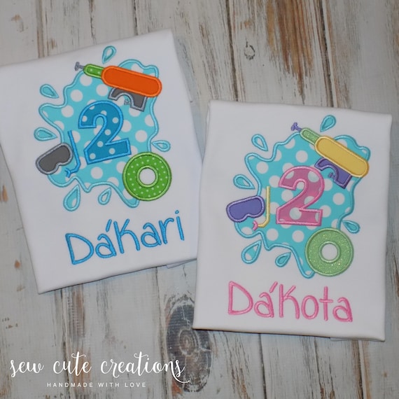 Pool Splash Birthday Shirt Boy Girl Splash Pool Party Outfit | Etsy