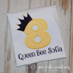 Princess Birthday Shirt, Princess Party Outfit, Pink Gold, 1st 2nd 3rd 4th 5th 6th 7th 8th 9th ...