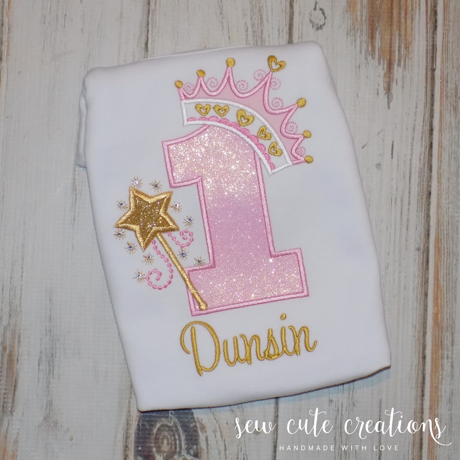 Princess Birthday Shirt Princess Party Outfit Pink and Gold - Etsy