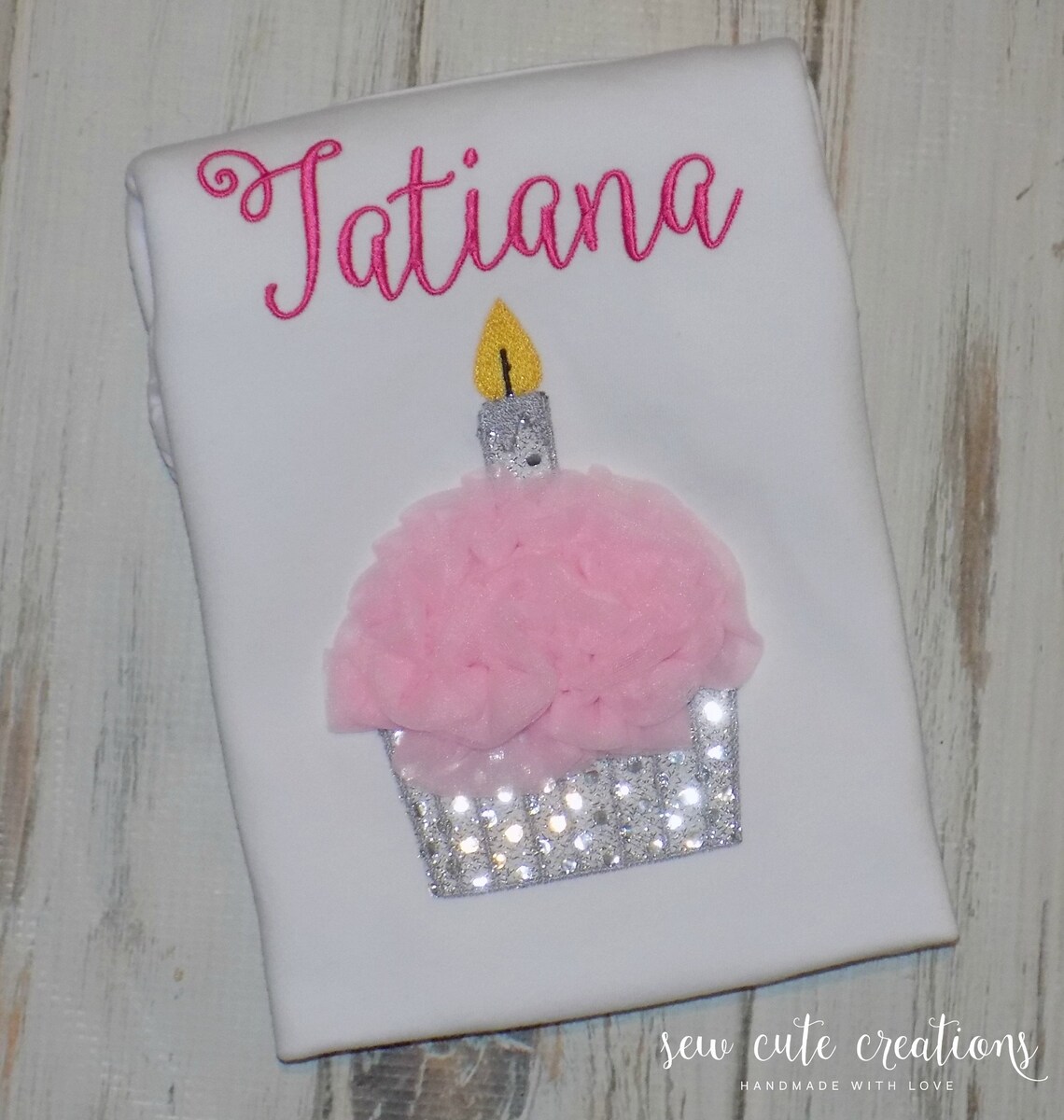 Cupcake Girl Birthday Shirt Cupcake Party Outfit Pink | Etsy