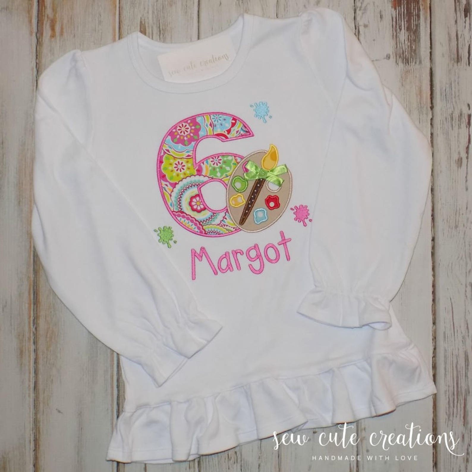 Paint Birthday Shirt Artist Paint Party Outfit Paint - Etsy
