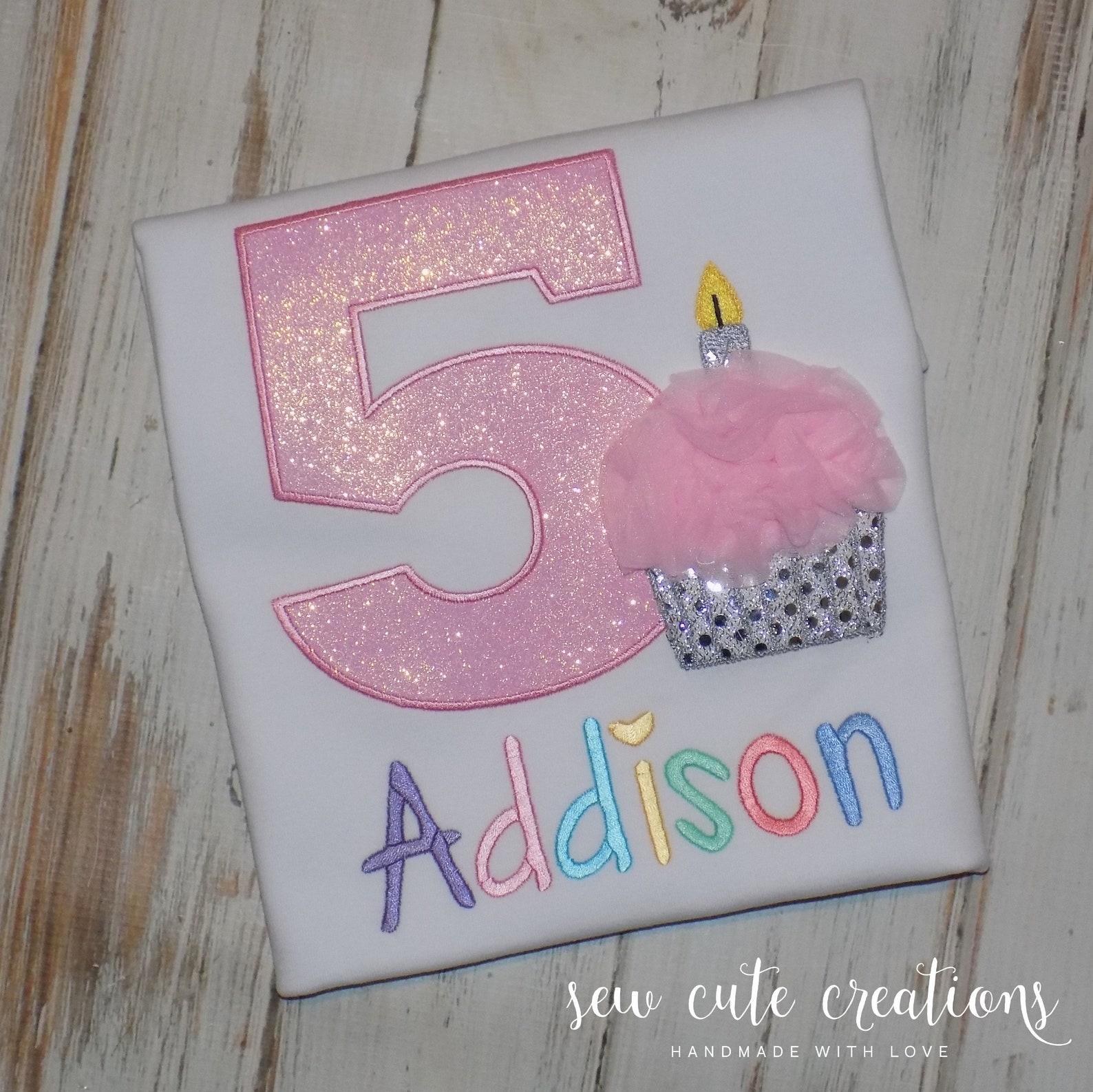 Cupcake Girl Birthday Shirt Cupcake Party Outfit Pink - Etsy