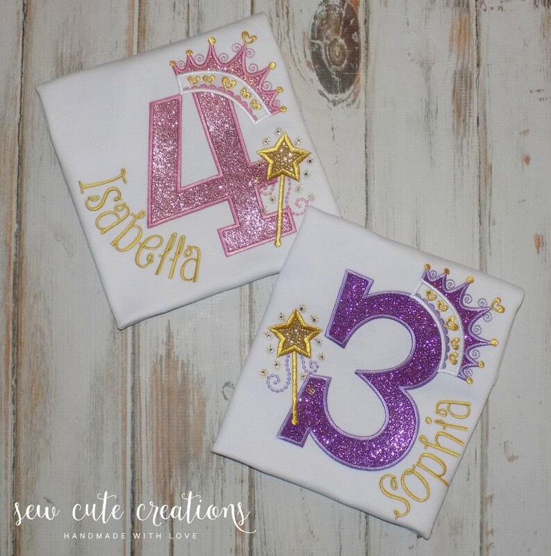 Princess Birthday Shirt Princess Party 1st 2nd 3rd 4th 5th - Etsy