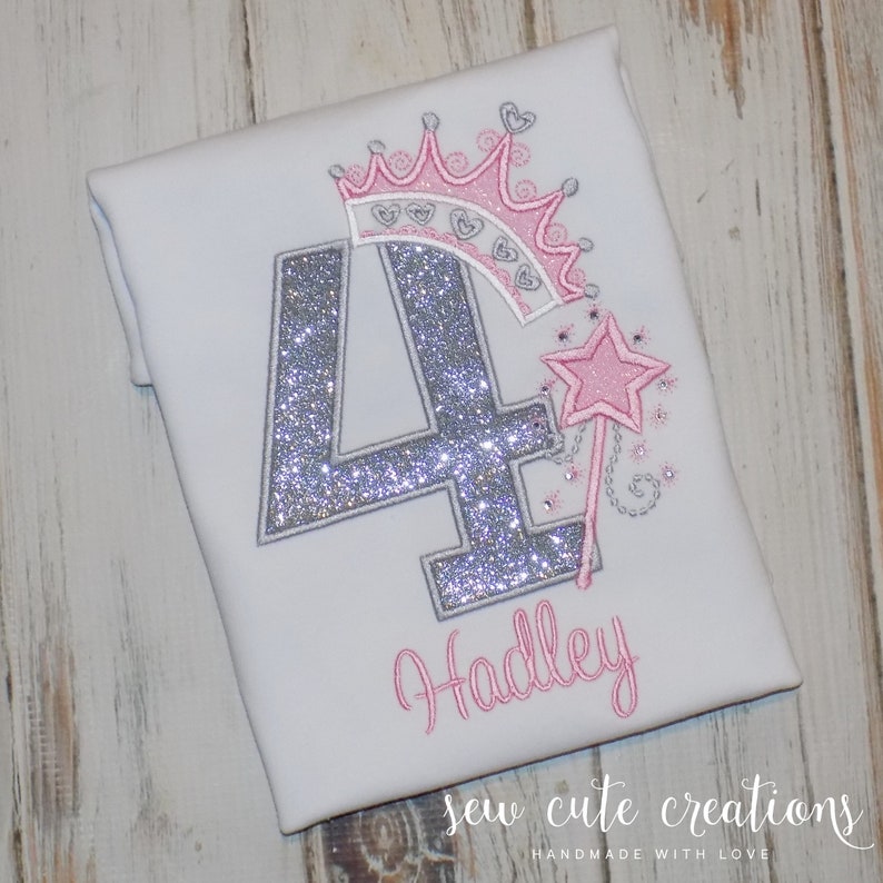 Princess Birthday Shirt Princess Party Outfit Pink and Gold - Etsy