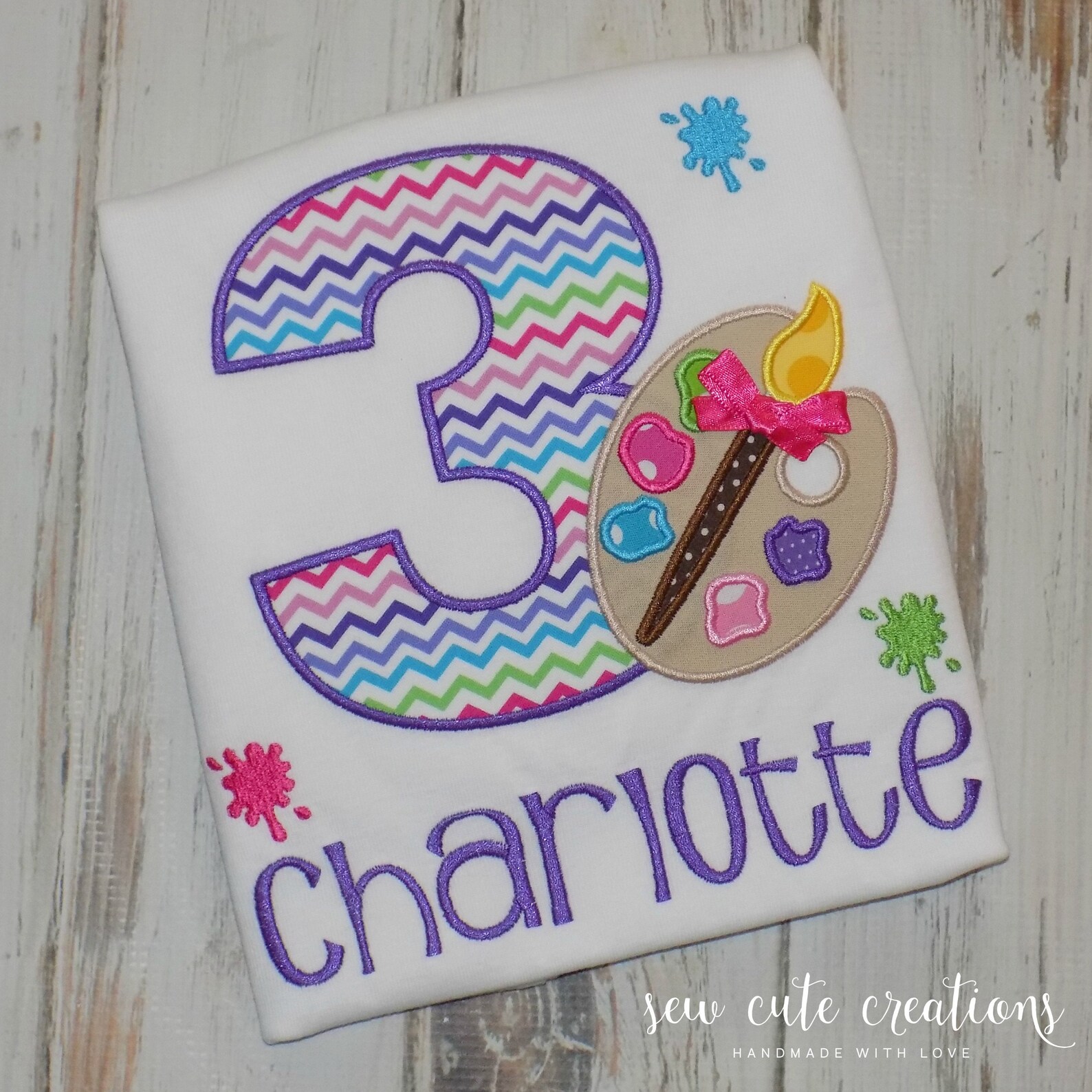 Paint Birthday Shirt Artist Paint Party Outfit Paint - Etsy