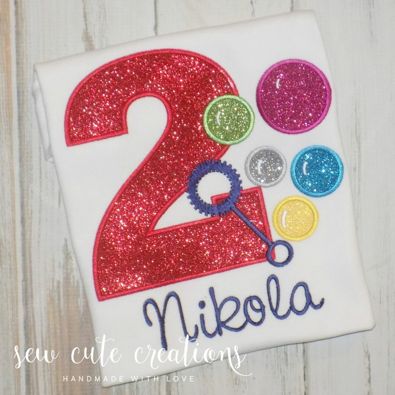 Bubbles Birthday Shirt Boy Girl Bubbles Pop Party Outfit - Etsy