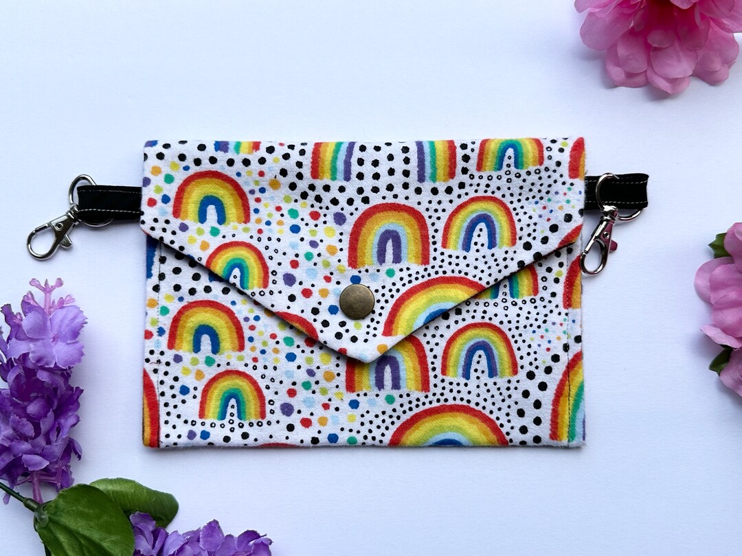 Rainbow Belt Loop Bag - Etsy