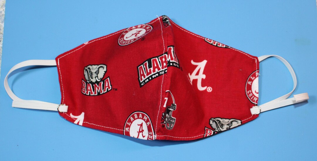 Alabama Themed, Reversible Mask, Adjustable Mask, Gifts for Alabama ...