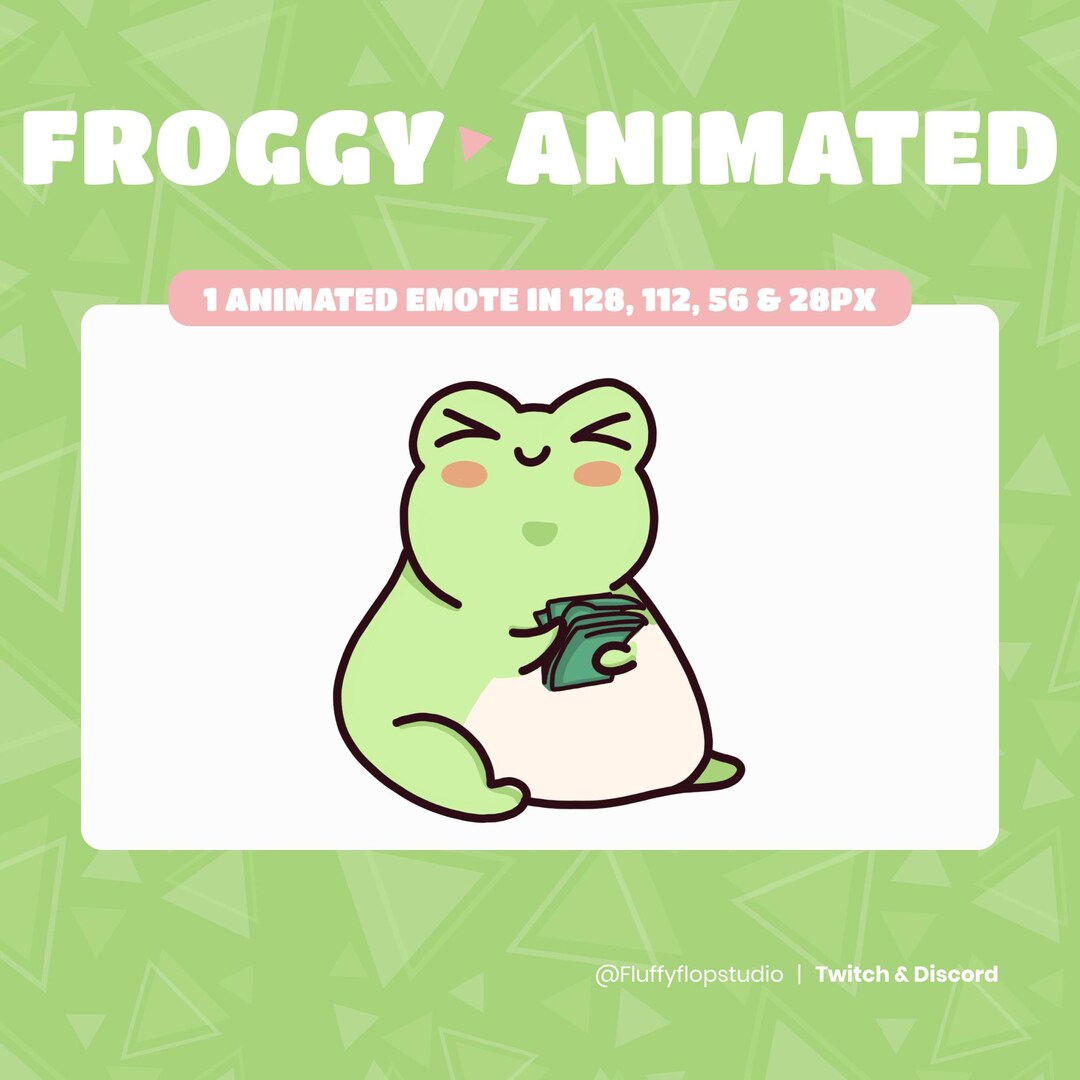 Animated Twitch Emote, Money Emote, Cute Emote, Donate Emote, Money ...