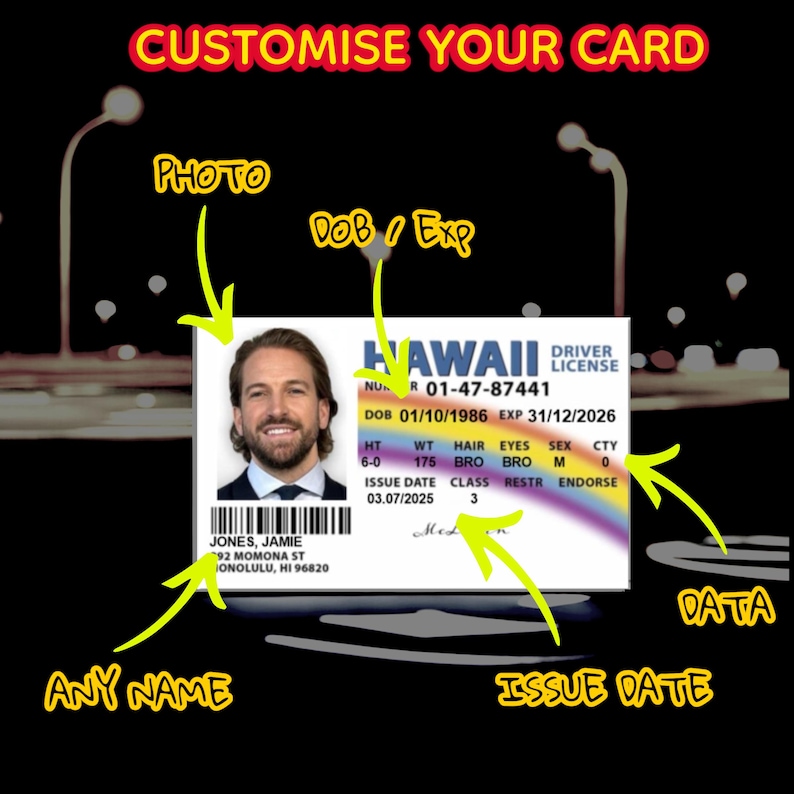 Custom Mclovin ID Card: Superbad Movie Prop Replica - Etsy