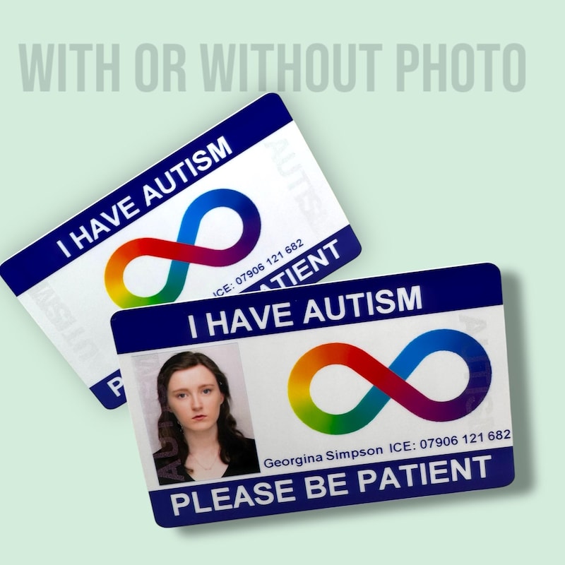 Autism Id Card Holder - Etsy UK