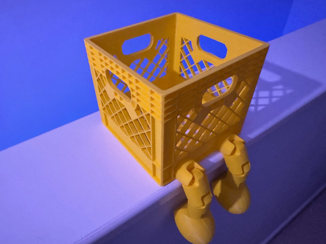 Crate With Floppy Legs 3D Printed Crate With Legs - Etsy