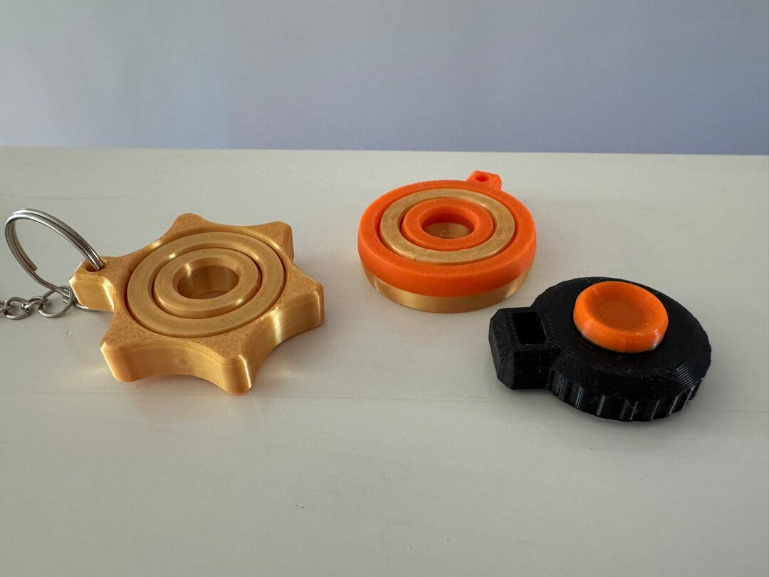 Gyro Fidget Key Chain Unique Design Lots of Options Multicolour Option ...