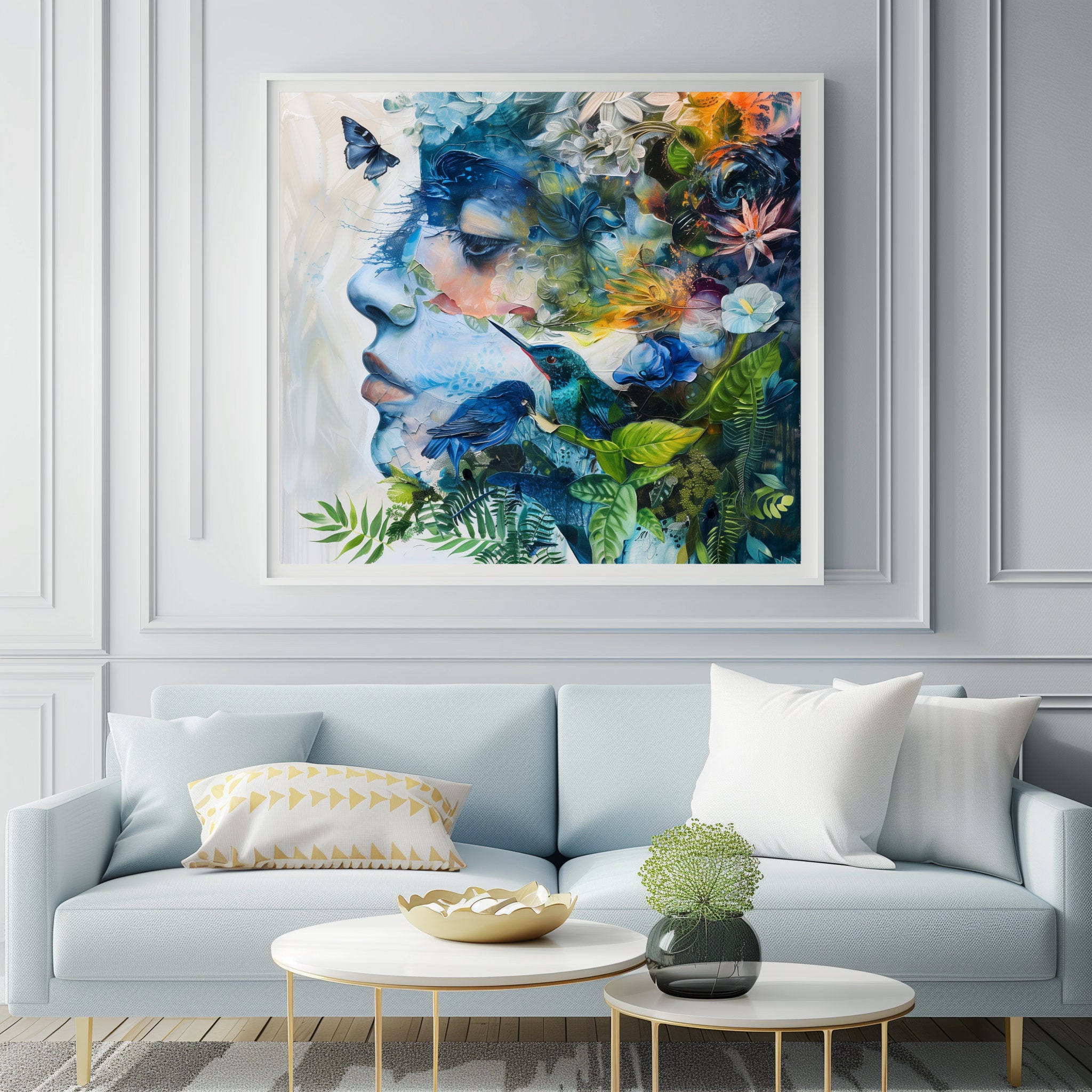 Unique Vibrant Trending Digital Wall Art Instant Download Best Interior ...