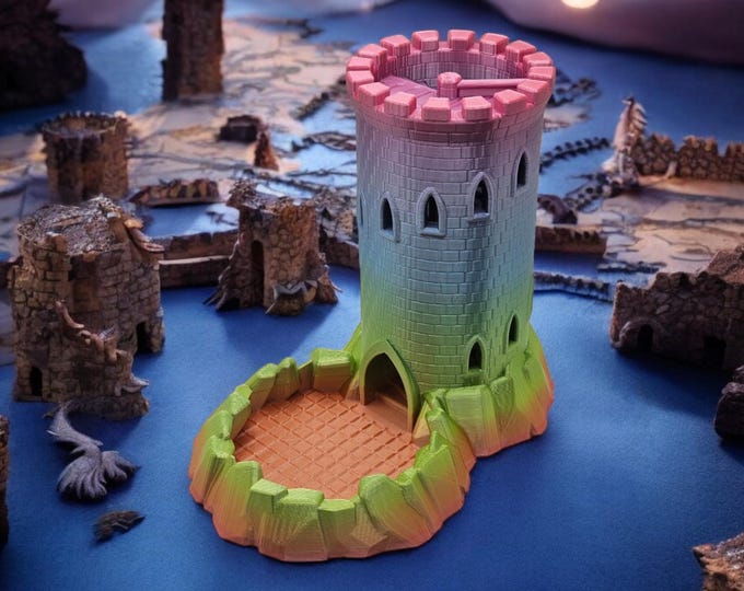 Enchanted Castle Staircase Dice Tower – RPG Roller - Etsy