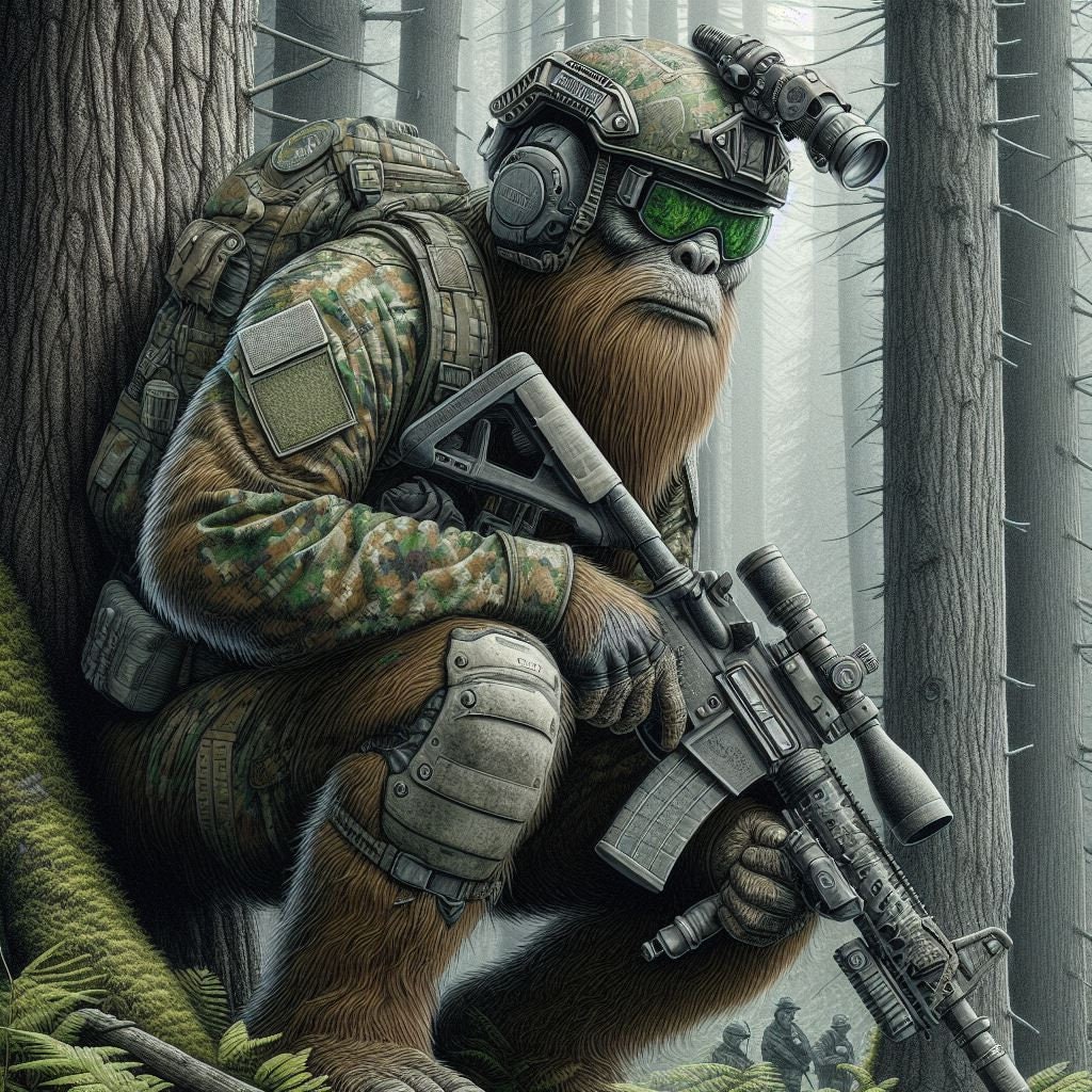 5 Tactical Bigfoot - Etsy