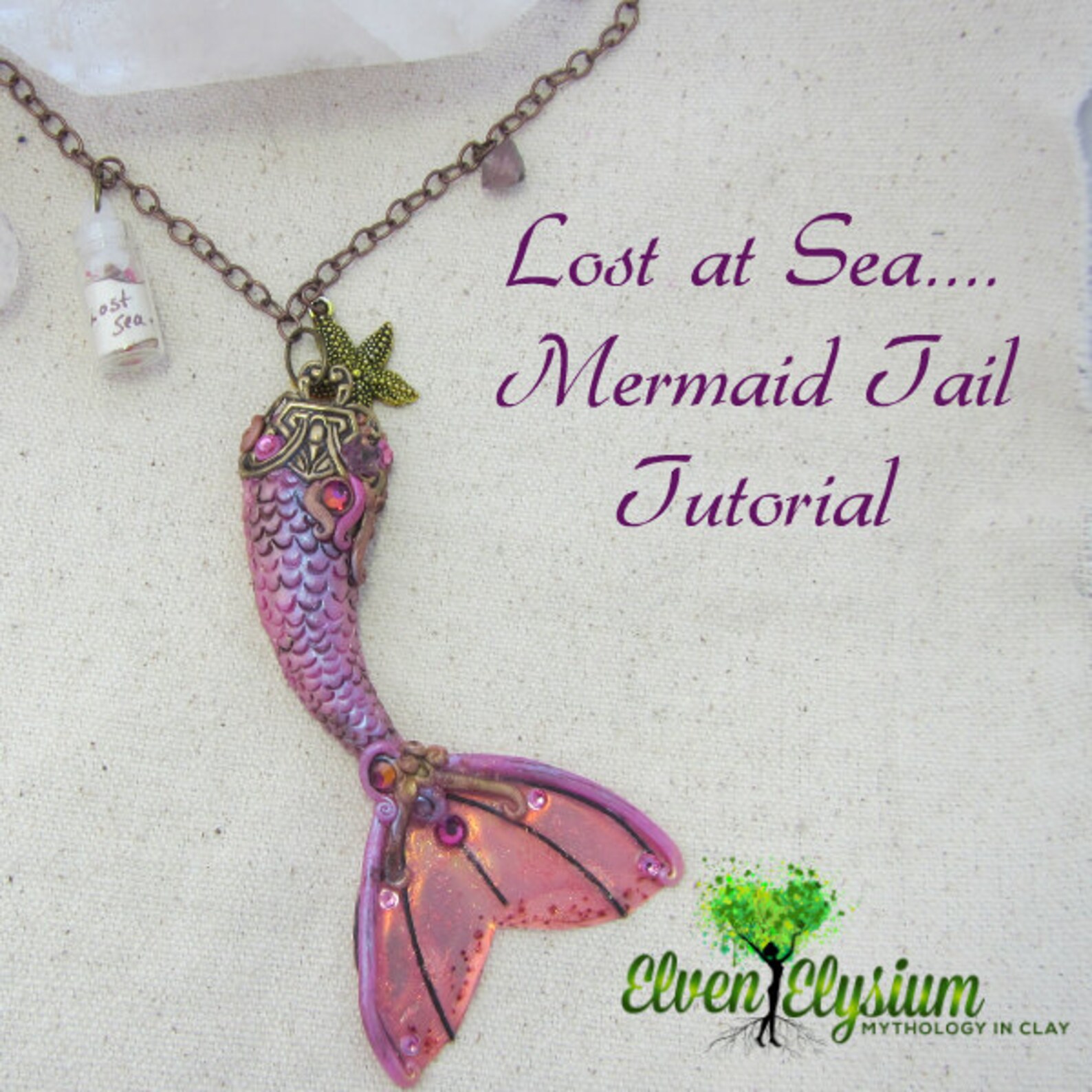 Polymer Clay Mermaid Tail Tutorial. Instructions for Sculpting a DIY ...