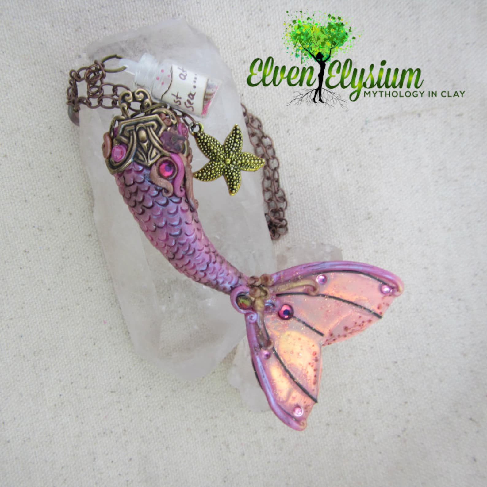 Polymer Clay Mermaid Tail Tutorial. Instructions for Sculpting a DIY ...