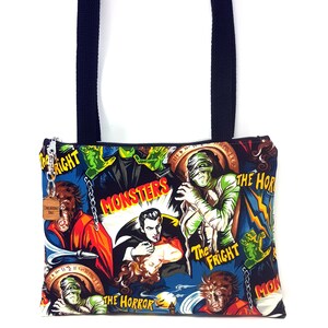 Hollywood Horror Monster Movies Handbag 2, Shoulder Bag, Goth Bag ...