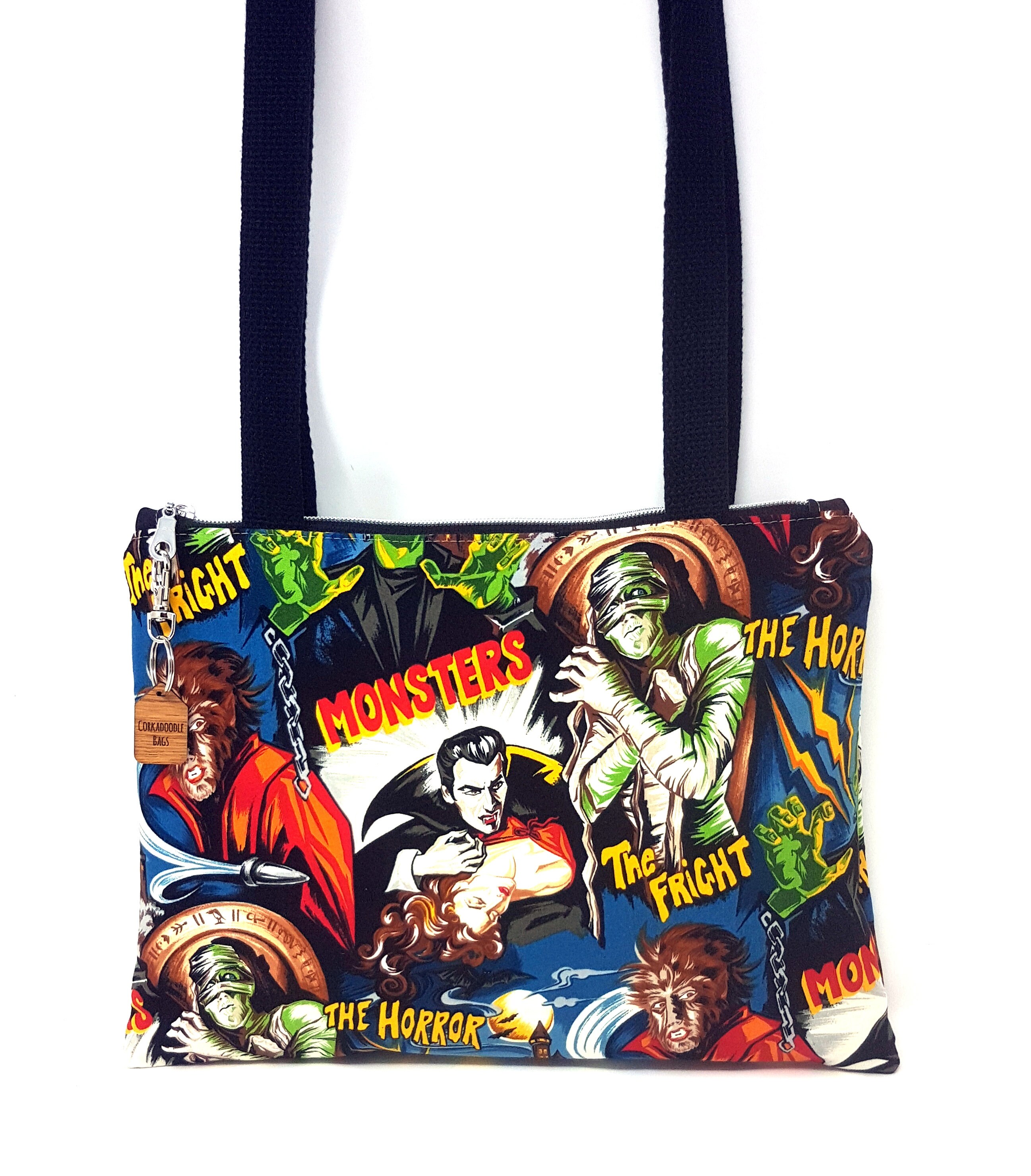 Hollywood Horror Monster Movies Handbag 2 Shoulder Bag Goth - Etsy