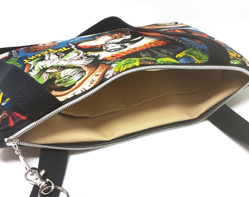 Hollywood Horror Monster Movies Handbag 2, Shoulder Bag, Goth Bag ...