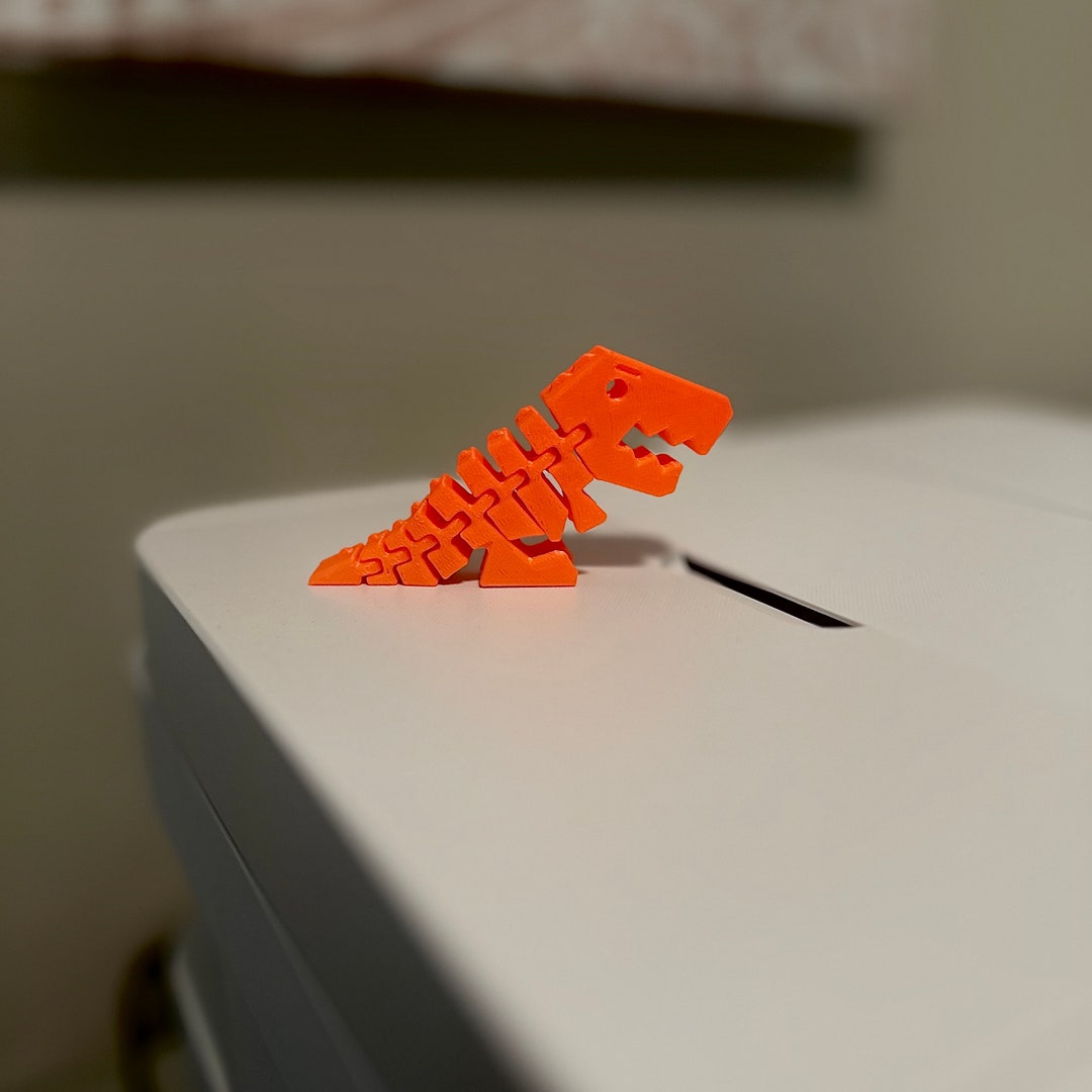 Flexi-rexi 3D Printed Articulated Dinosaur Toy Flexible, Fun, and ...