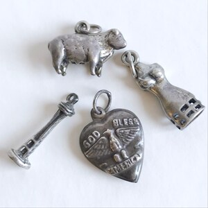 Vintage Enameled US State Charms. Sterling Silver. Travel - Etsy