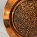 Mexican Travel Souvenir, Aztec Sundial, Mayan Calendar. Small Copper ...