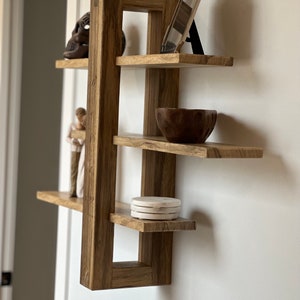 Modern Shift Shelf Adjustable Floating Shelf Custom Wall Decor Made in ...