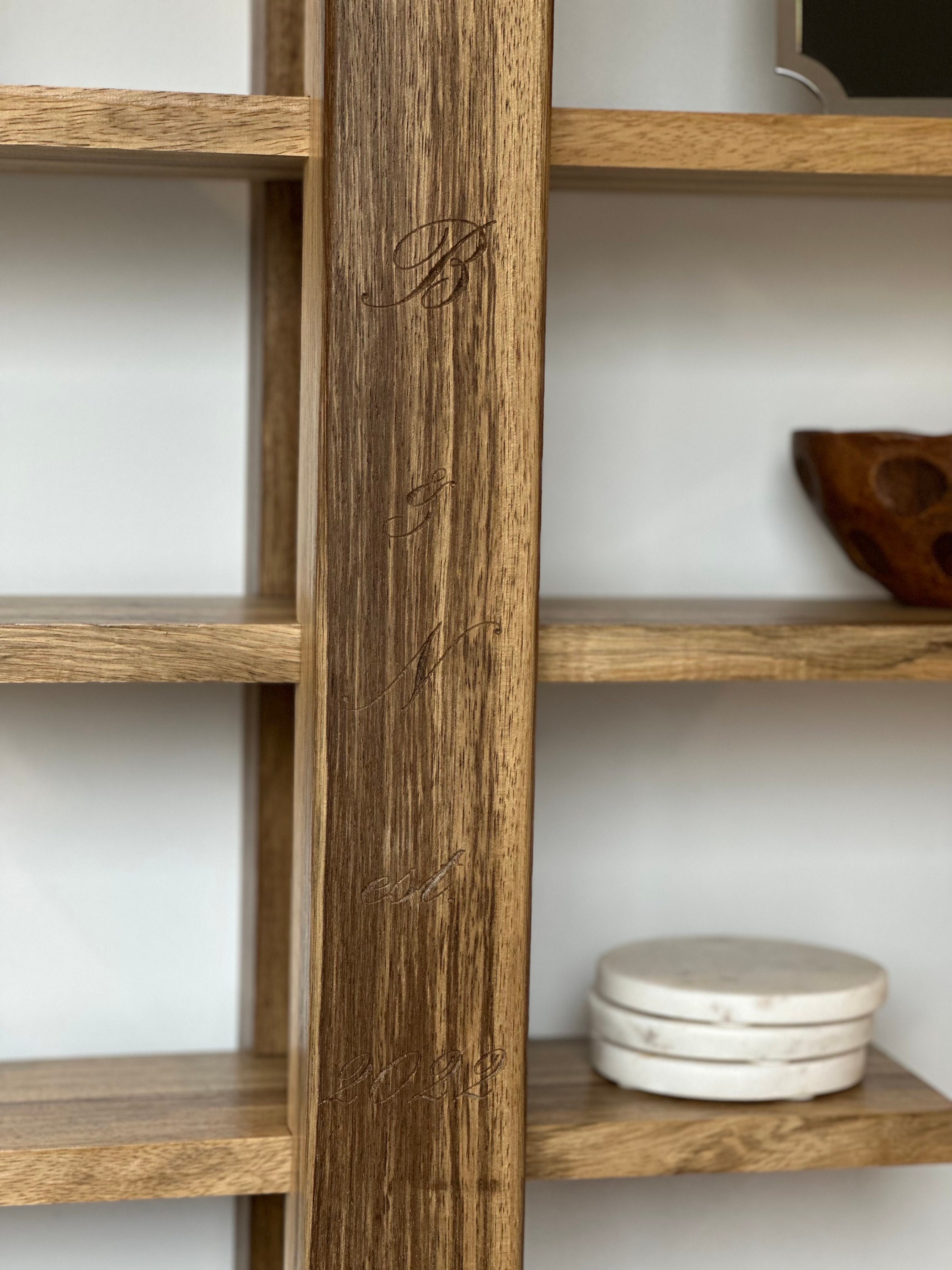 Modern Shift Shelf Adjustable Floating Shelf Custom Wall Decor Made in ...