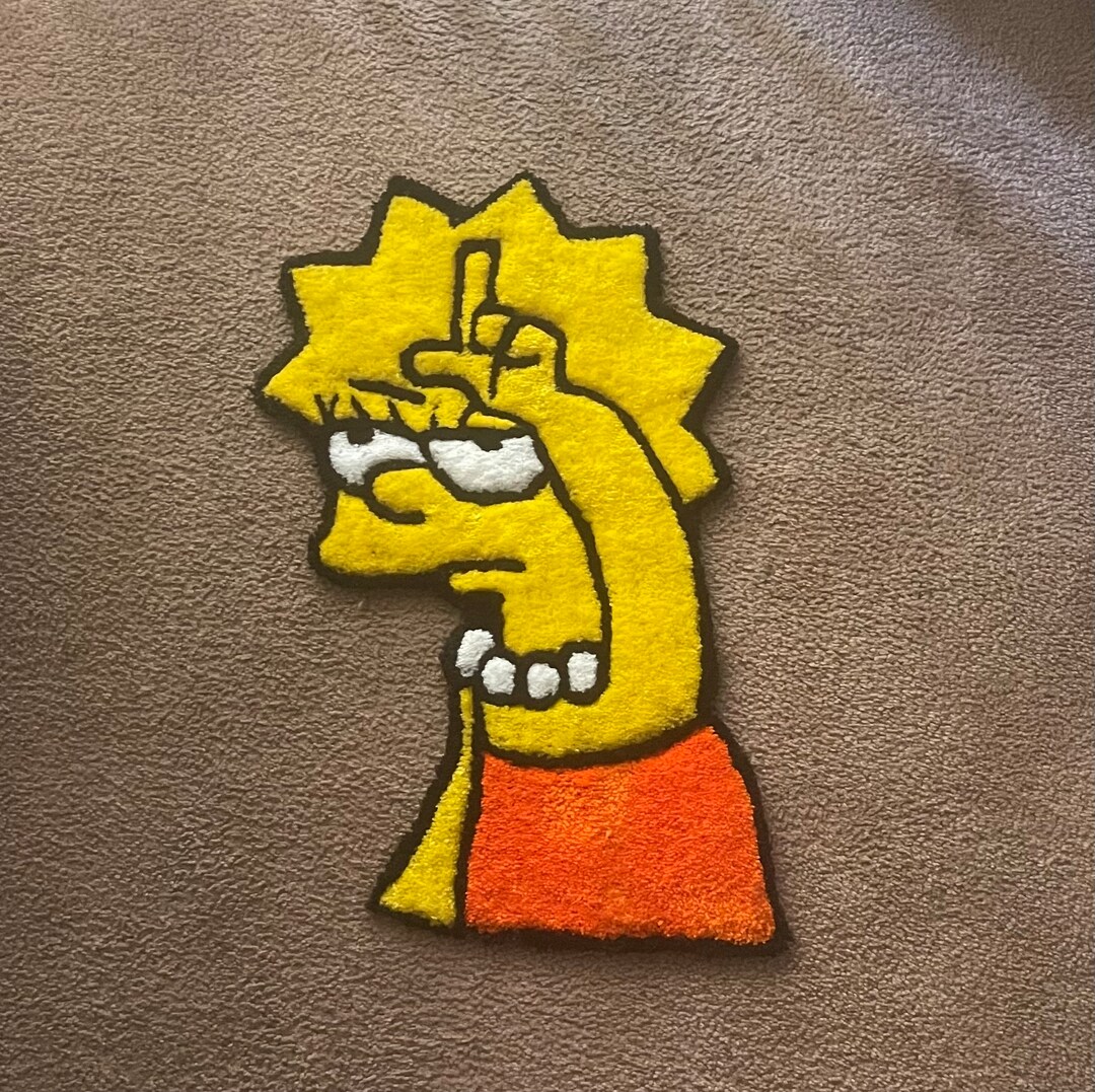 Lisa Simpson Rug - Etsy