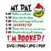 Grinch My Day Svg | Funny Holiday Schedule for Cricut and Glowforge ...
